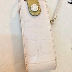Coach | Accessories | Vintage Coach Leather Phone Case With Handle ...